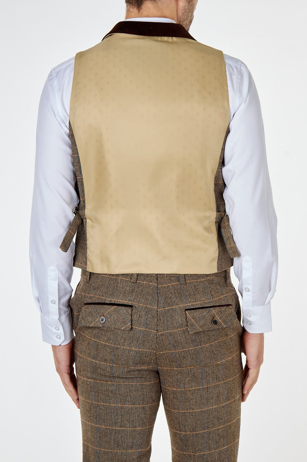Elton Brown tweed check waistcoat – XPOSED