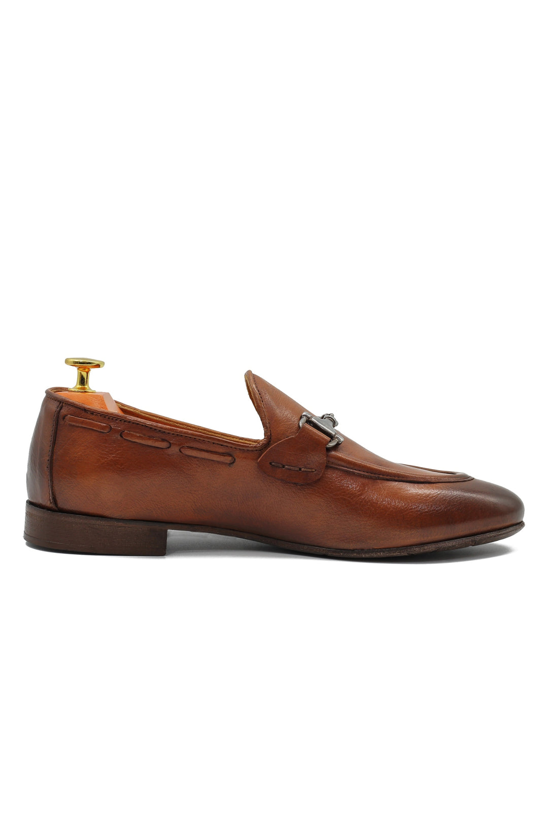 Mens Tan Italian Leather Snaffle Loafer Handmade in Italy – XPOSED