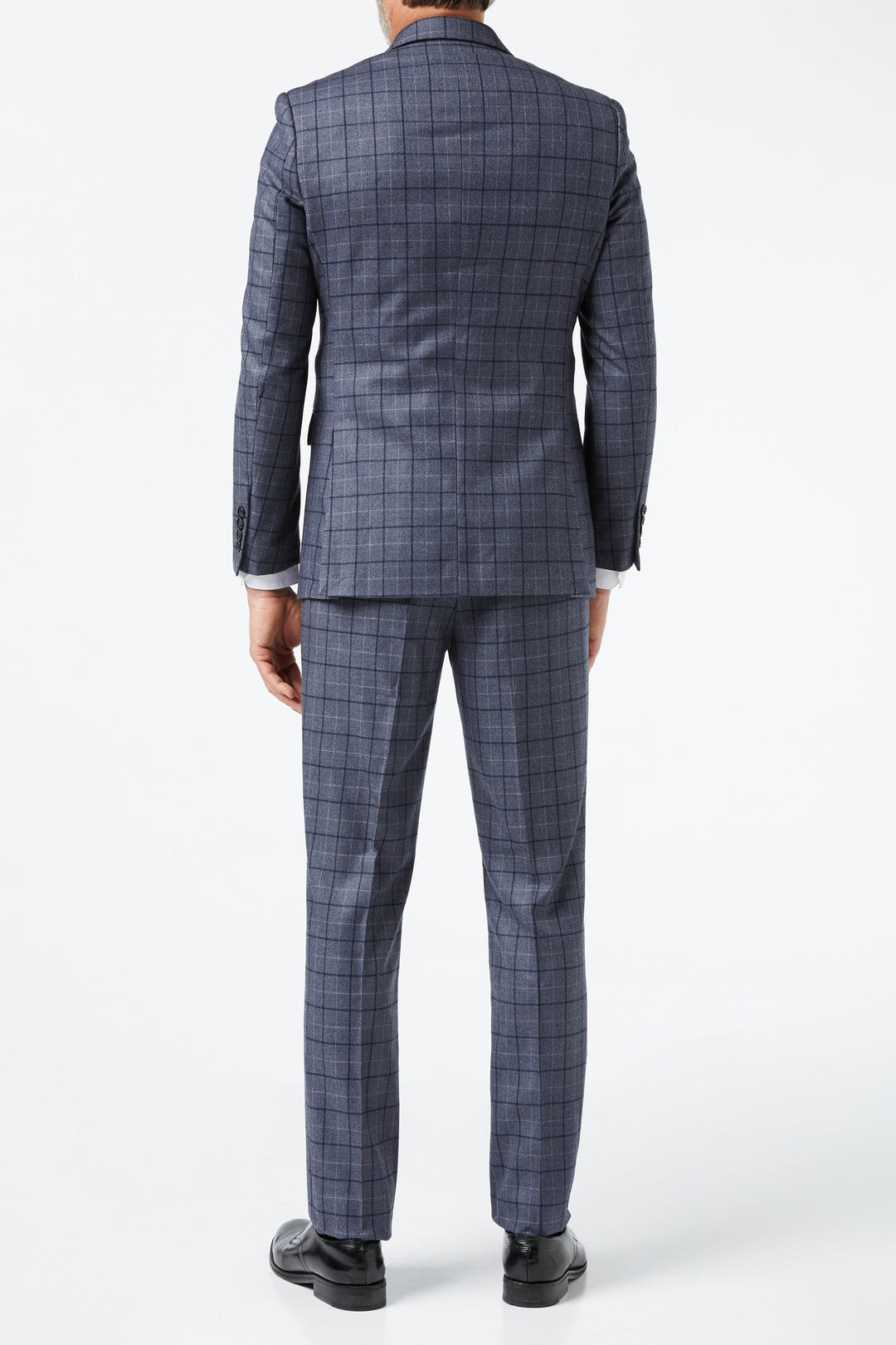 HECTOR - Grey Windowpane Check Suit – XPOSED