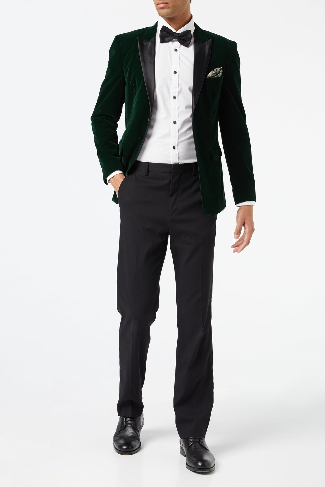 MAK - Mens Green Soft Velvet Tuxedo Dinner Jacket – XPOSED